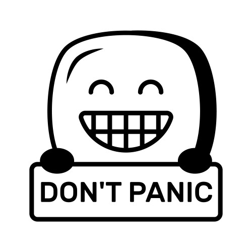 Dont Panic Vector Images (over 520)