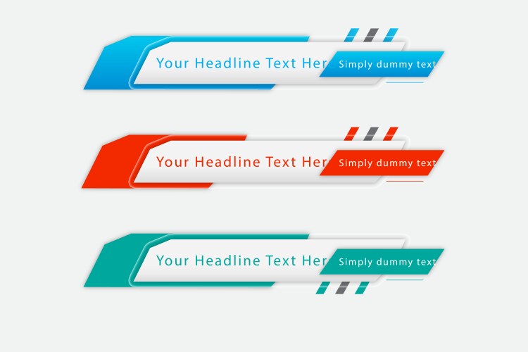 Lower Third Vector Images (over 2,200)