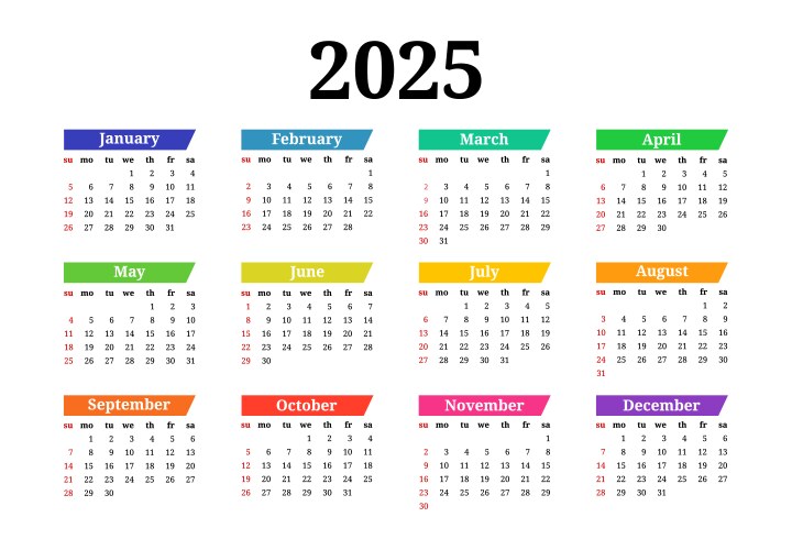 March 2025 Vector Images (over 2,700)