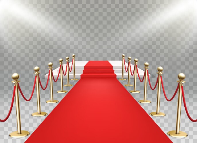 Red carpet Royalty Free Vector Image - VectorStock
