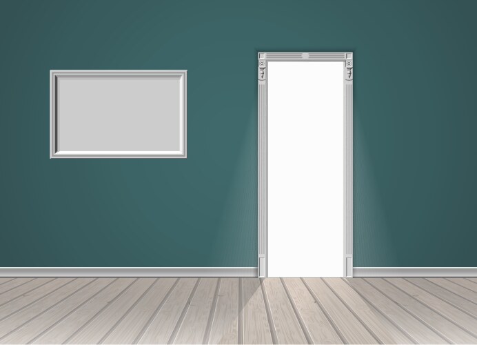 A design of empty apartment room Royalty Free Vector Image