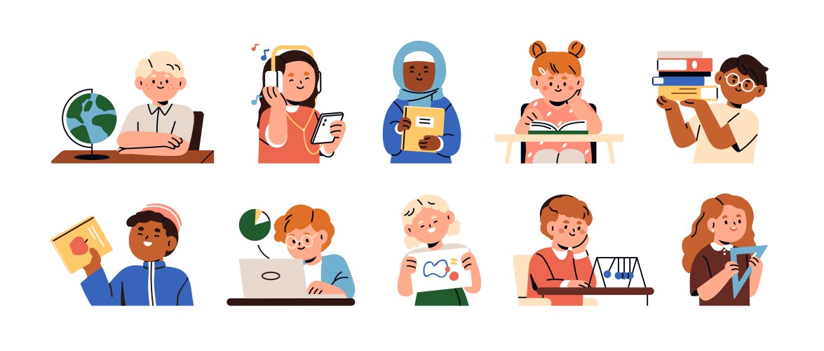 School Subjects Set Vector Images (over 3,500)