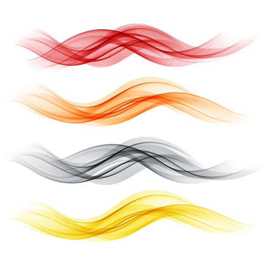 Abstract colorful background color wave Royalty Free Vector