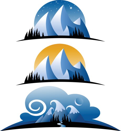 Cartoon Mountains Vector Images (over 87,000)