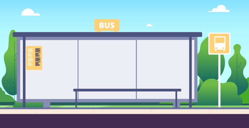 Bus Stop Cartoon Vector Images (over 2,900)