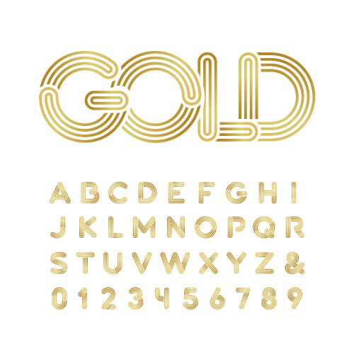 Gold Letters Vector Images (over 280,000)
