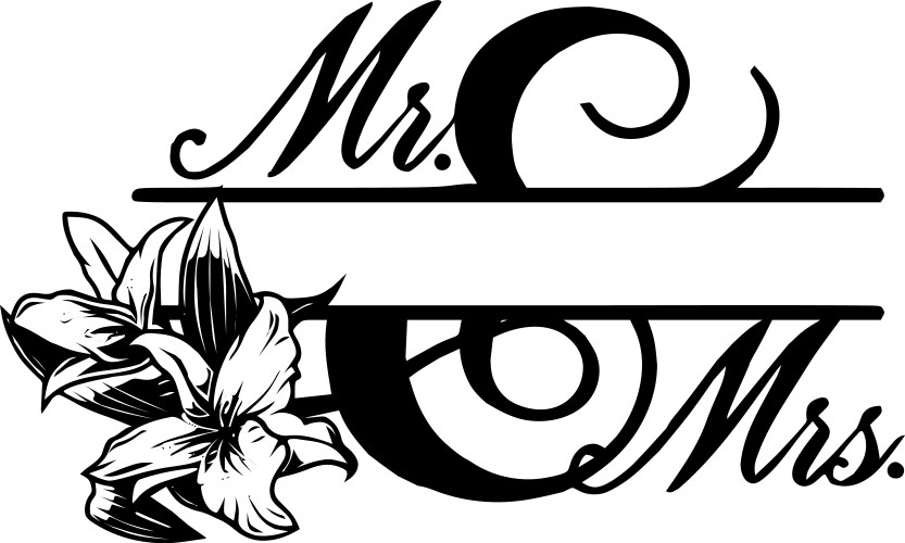 Mr and Mrs Vector Images (over 4,800)