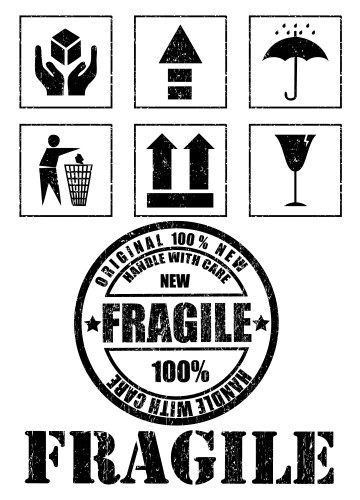 Fragile Sign Vector Images (over 30,000)