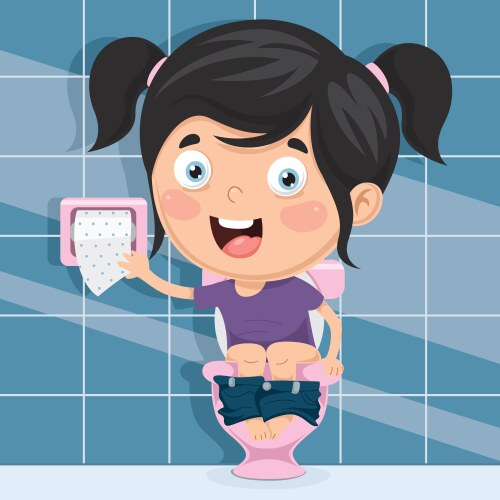 Kids daily routine activities Royalty Free Vector Image