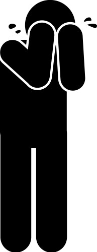 Sad Royalty Free Vector Image - VectorStock