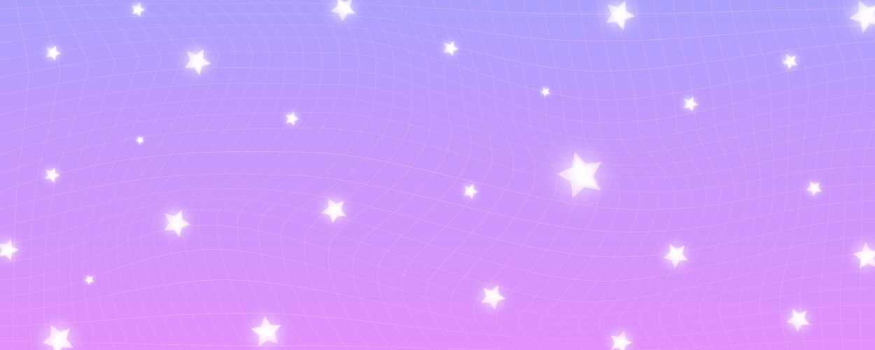 Checkered gradient background with stars pastel Vector Image