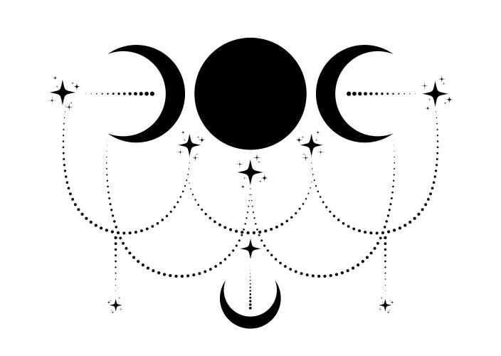 Triple Moon Vector Images (over 690)