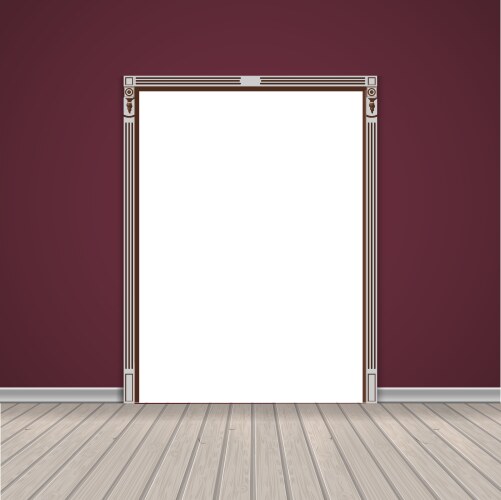 Empty room Royalty Free Vector Image - VectorStock