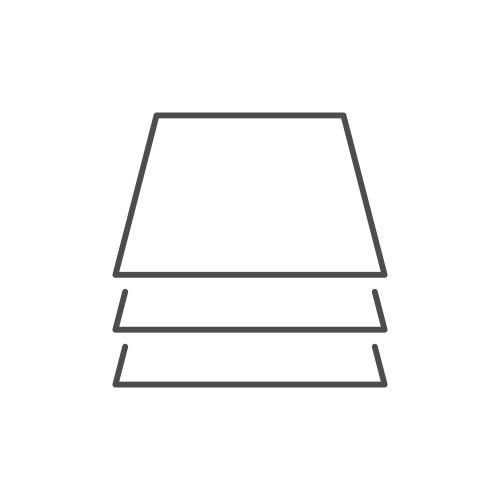 Fabric tear line outline icon Royalty Free Vector Image