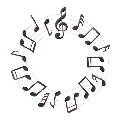 Circle Music Staff Vector Images (over 130)