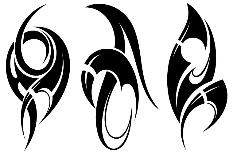 Tribal tattoo design Royalty Free Vector Image
