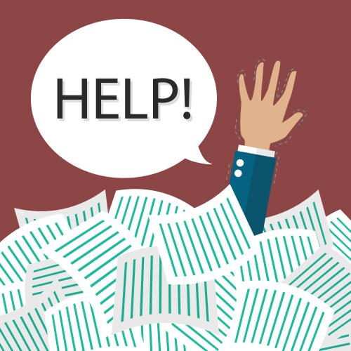We need your help sign or stamp Royalty Free Vector Image