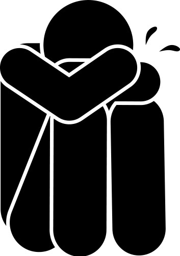 Sadness Royalty Free Vector Image - VectorStock