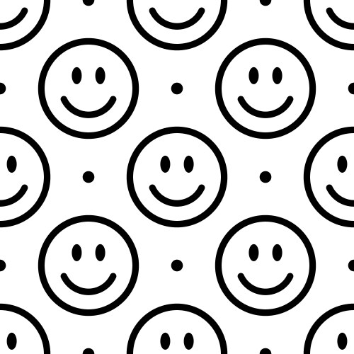 Happy Face Black and White Vector Images (over 260,000)