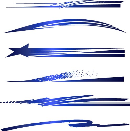 Sports stripes car stickers racing decals Vector Image