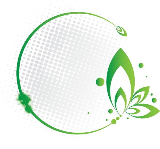 Floral logo template Royalty Free Vector Image