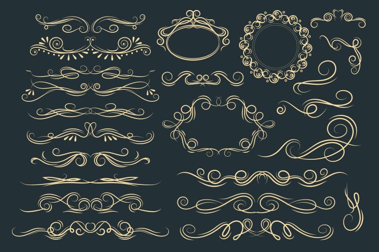 Fancy Scroll Vector Images (over 1,900)