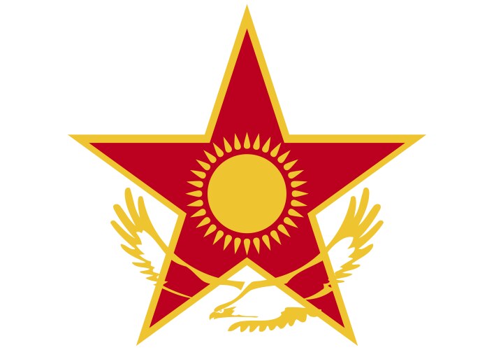 Lithuanian air force insignia Royalty Free Vector Image