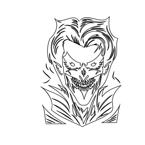 Scary Monster Outline Vector Images (over 8,700)