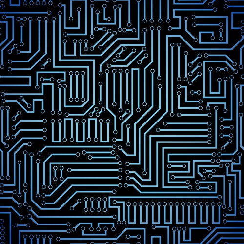 Electronic Circuit Pattern Royalty Free Vector Image