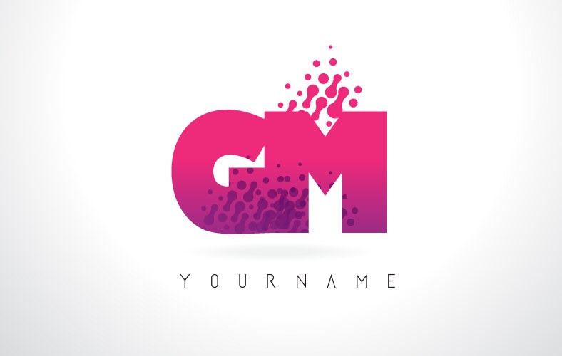 Simple and luxury letter m initials logo design Vector Image