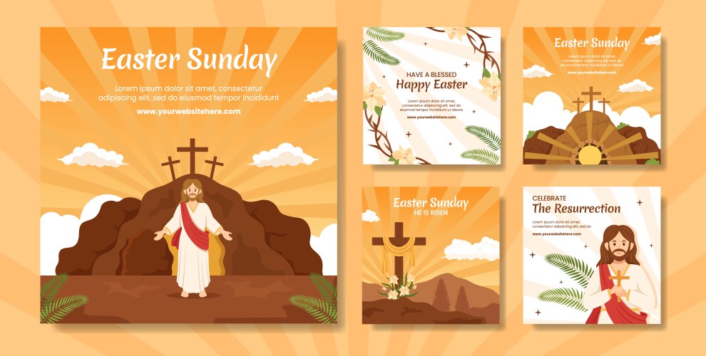 Resurrection Sunday Vector Images (over 4,200)