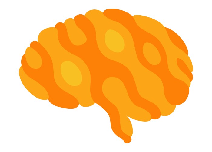 Human brain icon creation and idea concept Vector Image
