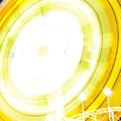 Amusement park boat swing funfair attraction Vector Image