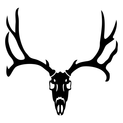 Mule Deer Silhouette Clip Art