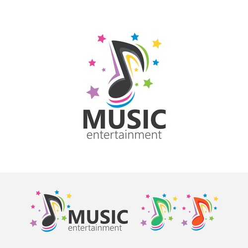 Melody logo design Royalty Free Vector Image - VectorStock