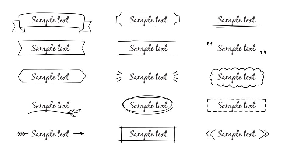 Title frame Royalty Free Vector Image - VectorStock