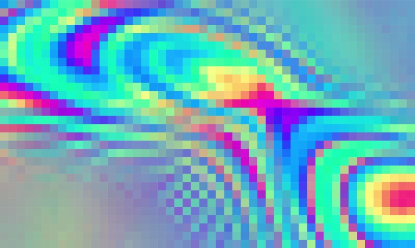 Trippy psychedelic colorful rainbow geometric Vector Image