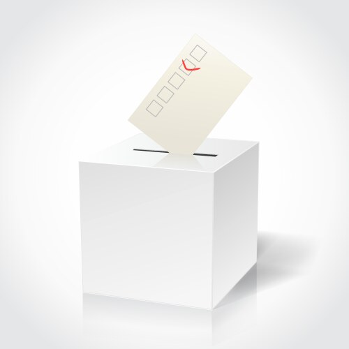 Election 2024 vote ballot-box Royalty Free Vector Image