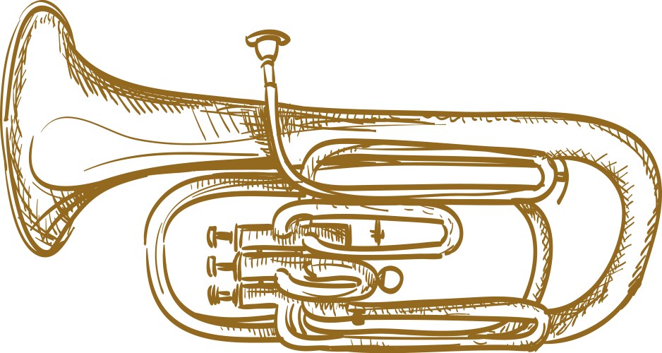 Bariton Horn Vector Images (47)
