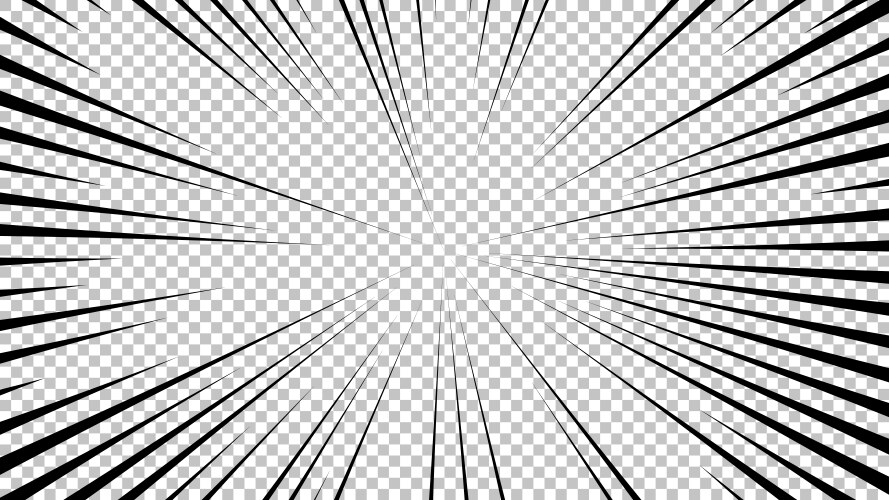 Black comic book transparent background Royalty Free Vector