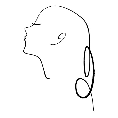 Line Drawing of Womans Head Profile Vector Images (over 3,800)
