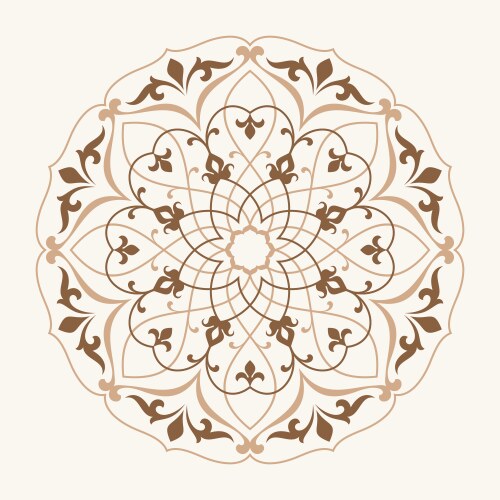 Artistic ottoman pattern series sixty eight Vector Image