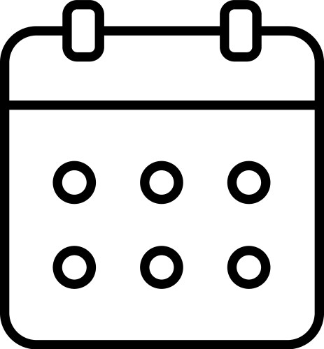 Calendar Icon Transparent Vector Images (over 4,600)