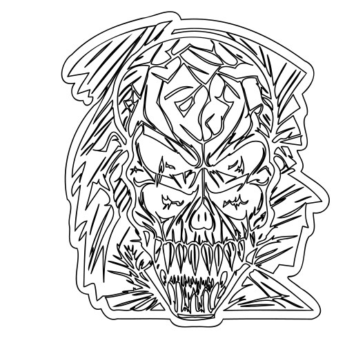 Zombie Outline Vector Images (over 4,400)