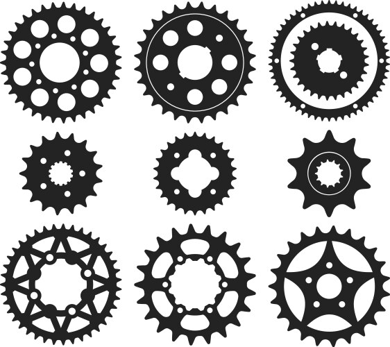 Sprockets Royalty Free Vector Image - VectorStock