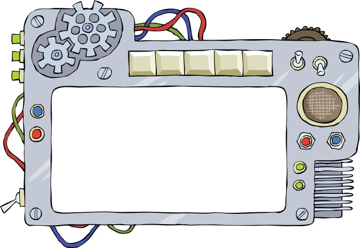 Frame with snake Royalty Free Vector Image - VectorStock