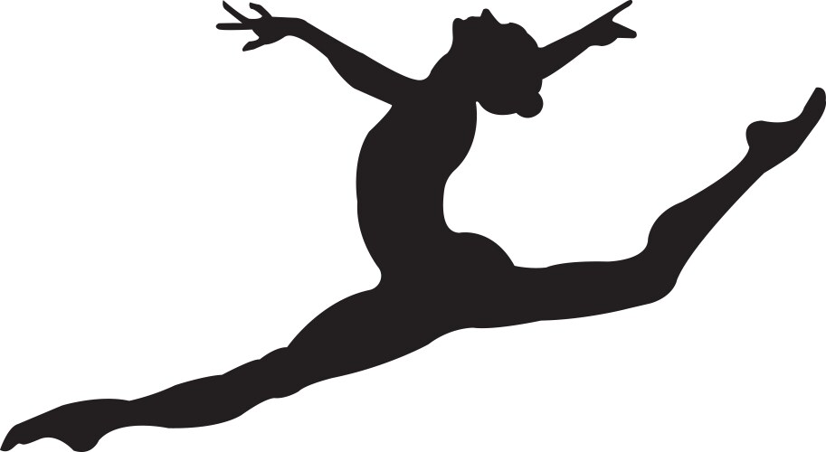 Dancer Silhouette Clip Art Leap