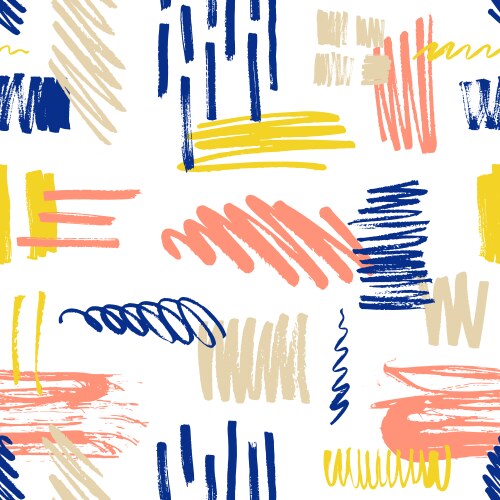 Seamless pattern with modern vertical rectangular Vector Image