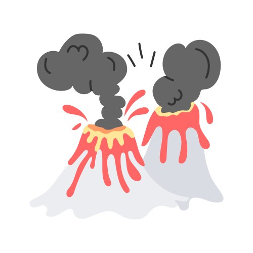 Volcano Drawing Vector Images (over 2,500)