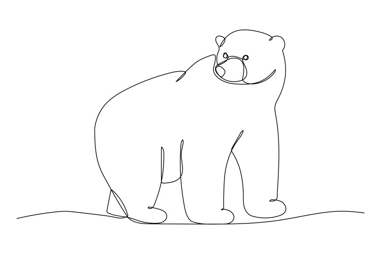 Cute Bear Outline Vector Images (over 11,000)